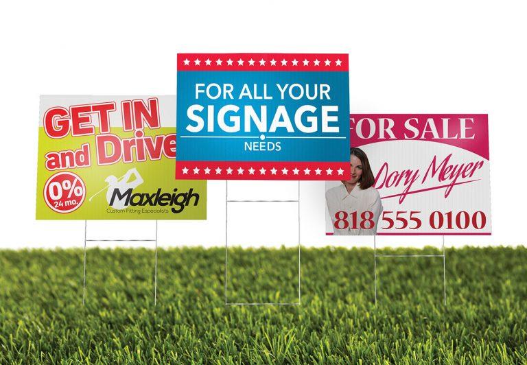 Custom Size Coro-Plast Signs – Sobe Ink